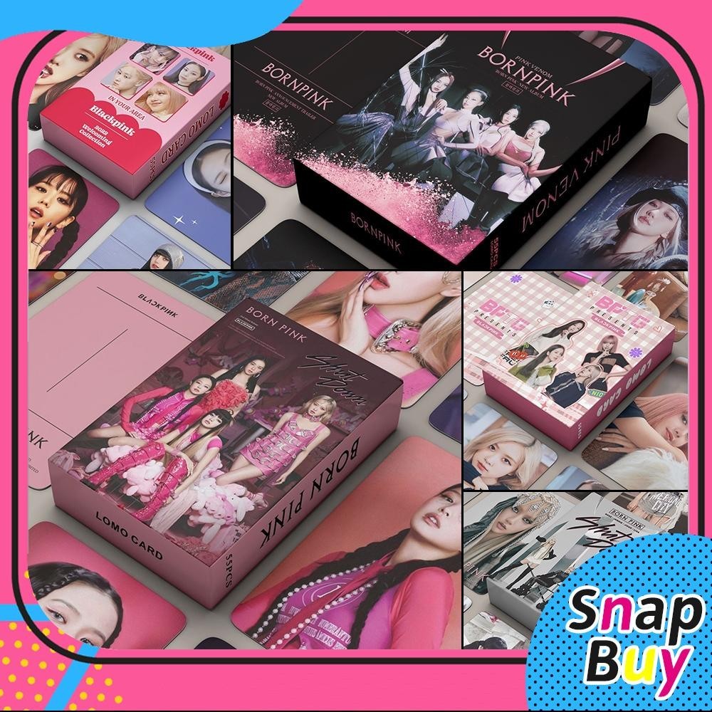 55Pcs/Set Portable Lomo Cards Album Postcards Kpop Photocards | Shopee ...