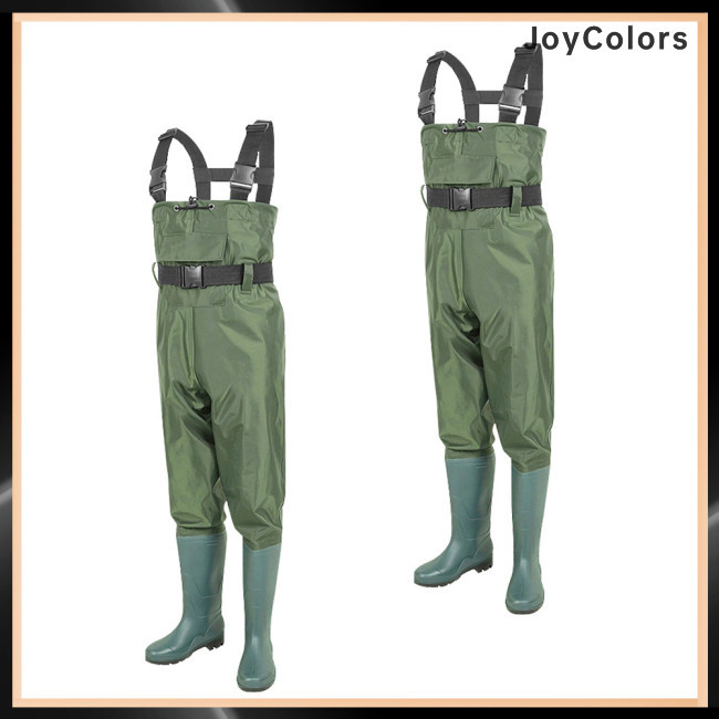 JOY Mens Waist Waders With Boot, Waterproof Stocking Foot Insulated ...