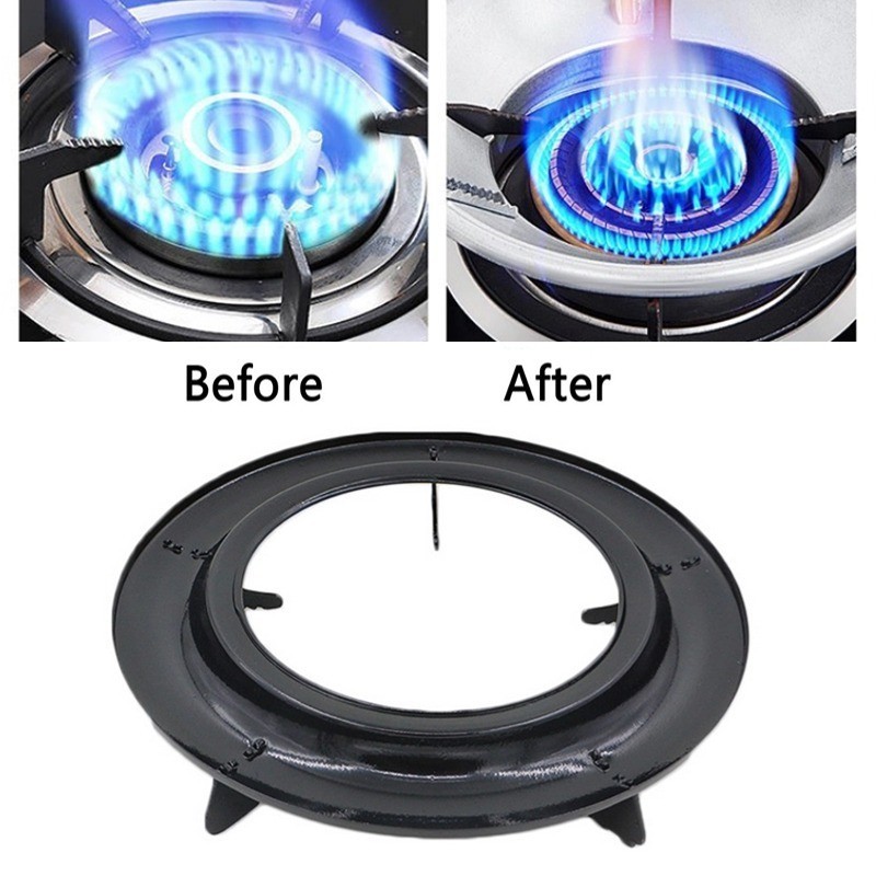 Gas Stove Cover Non-slip Stove Frame Stove Burner Stand Black Plate ...