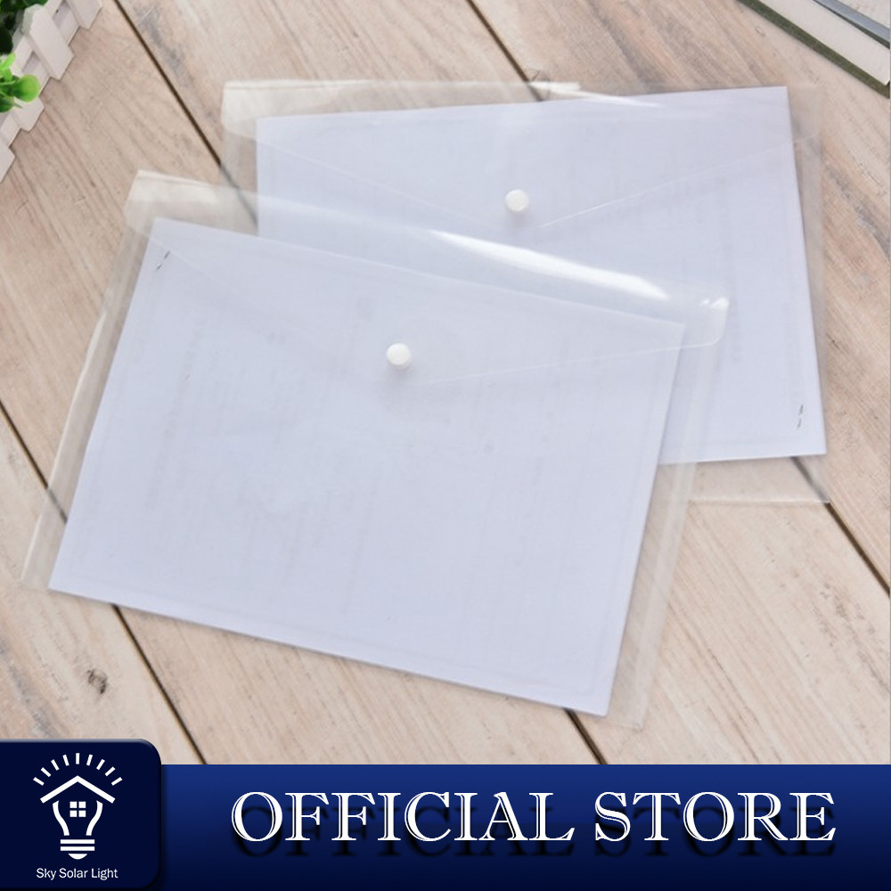 SKY Clear Plastic Envelope Long and Short Size School & Office Supplies ...