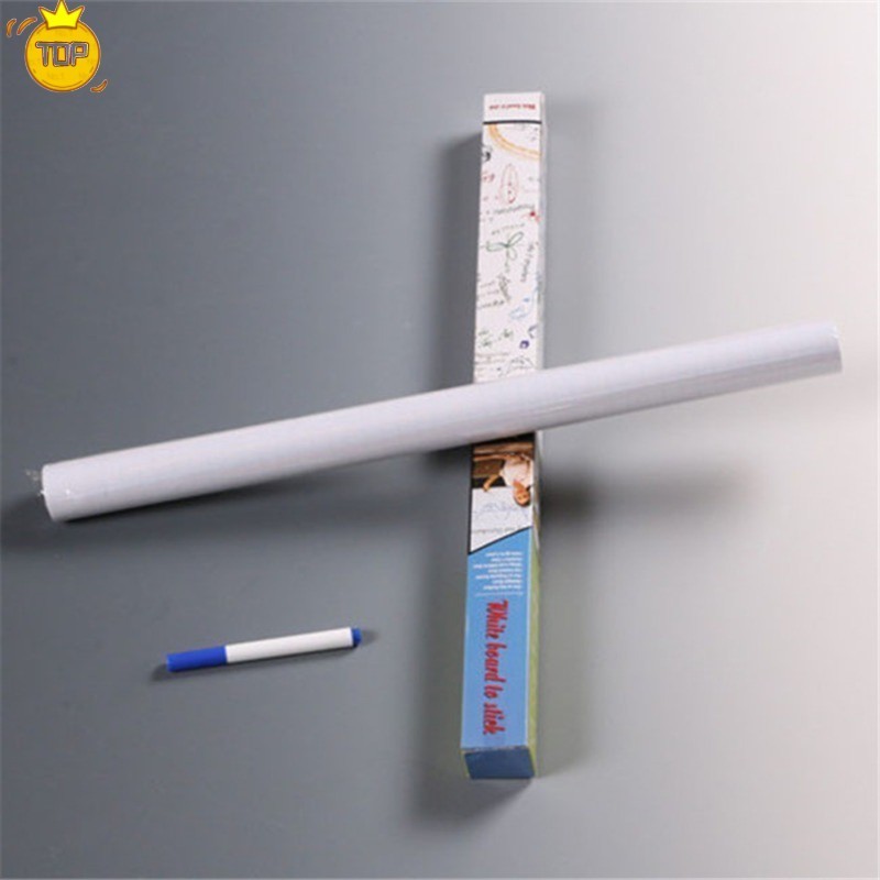 Removable Whiteboard White Blackboard PVC Sticker Chalkboard Wall ...