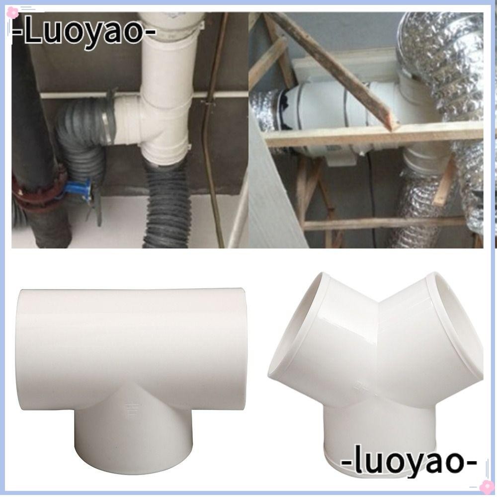LUOYAO Exhaust Duct Connector, 100/150/200mm T/Y Shape Quick ...
