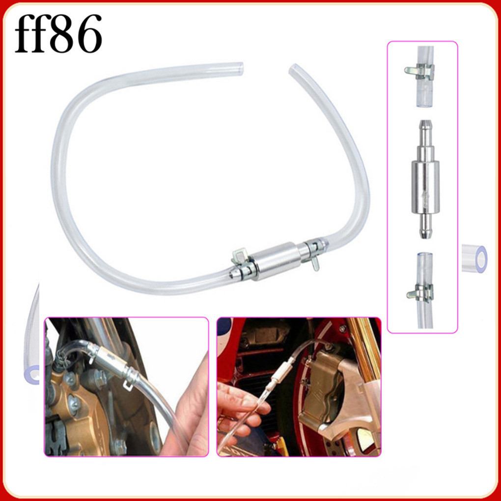 Motorcycle Brake Bleeder Set Motorbike Clutch Bleeding Kit Tube Valve ...