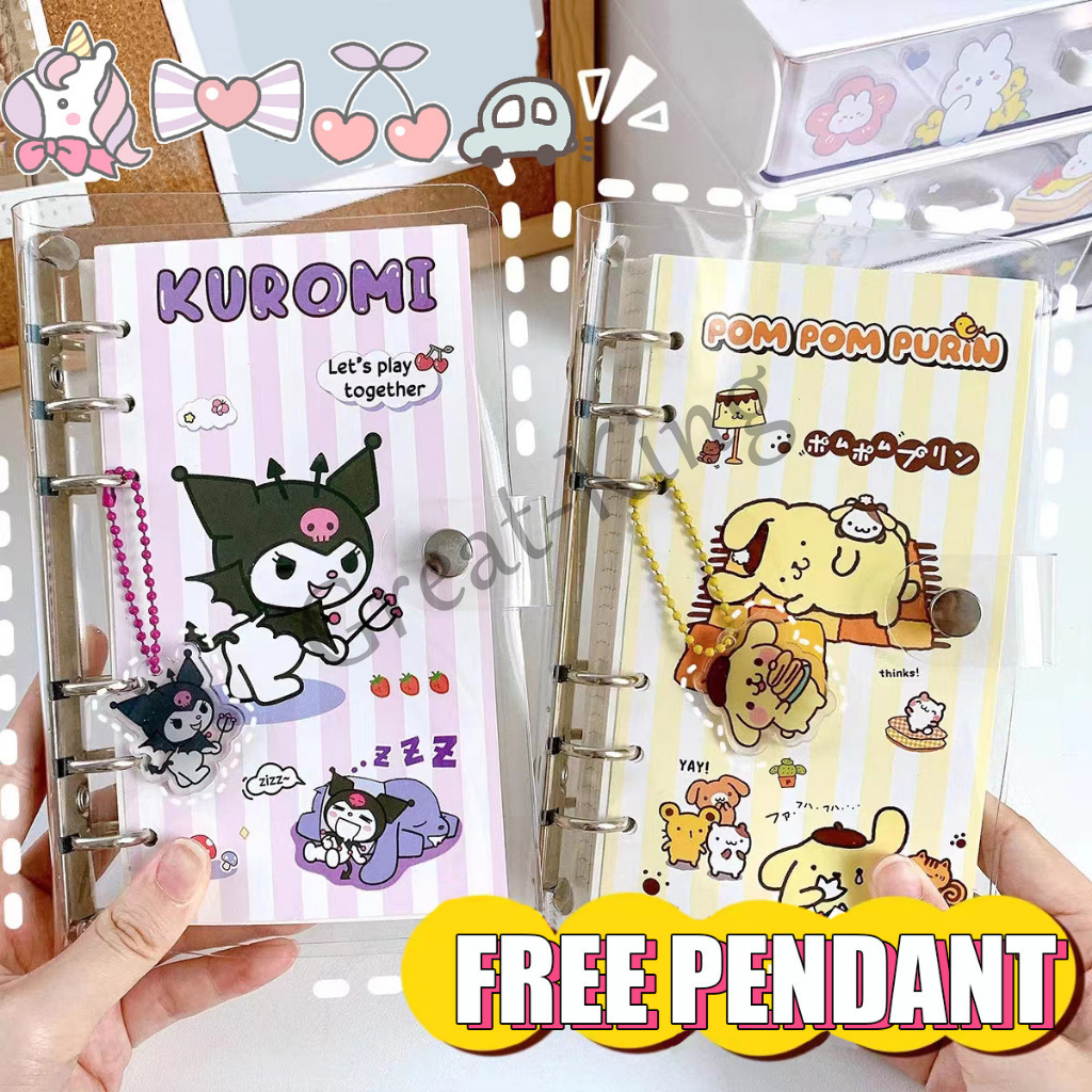 Binder Note A6 100 sheets Cute Character Daily Planner Aesthetic ...