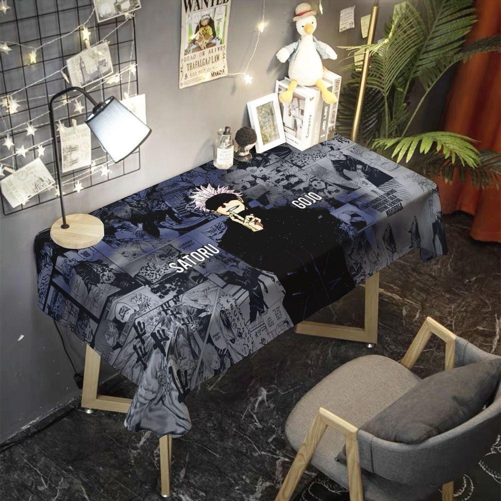 Table Cloth Anime Table Cover Jujutsu Kaisen Satoru Gojo Yuji Sukuna ...
