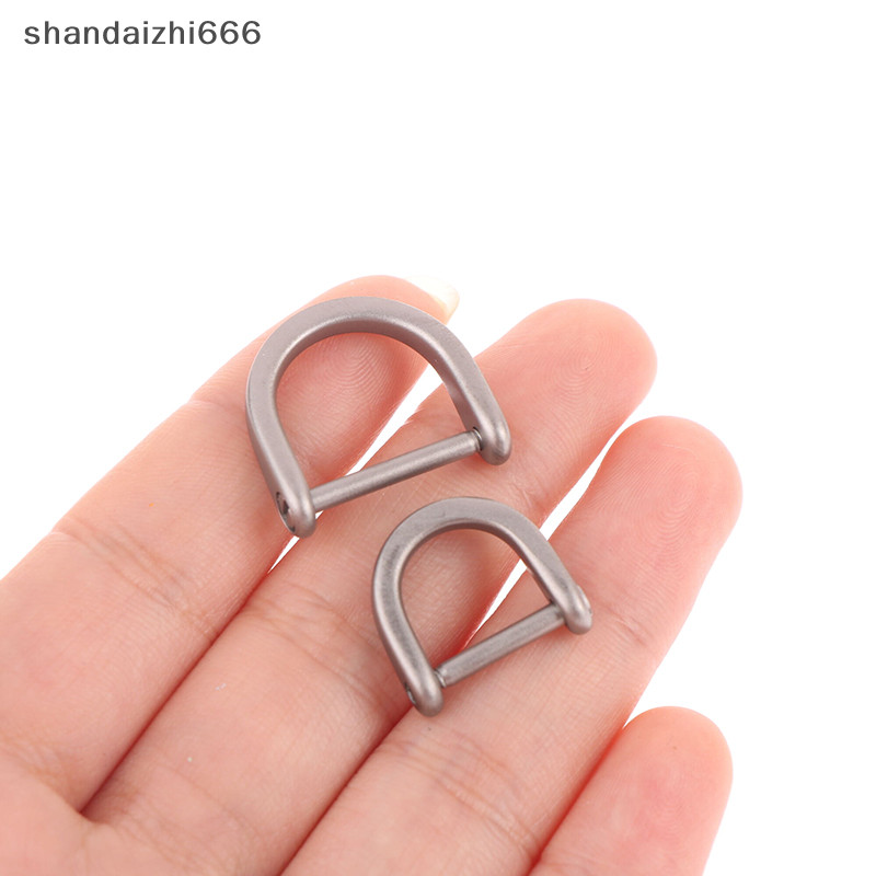 [shandaizhi666] Titanium D Ring Key Shackle U Shape Key Ring Horseshoe ...
