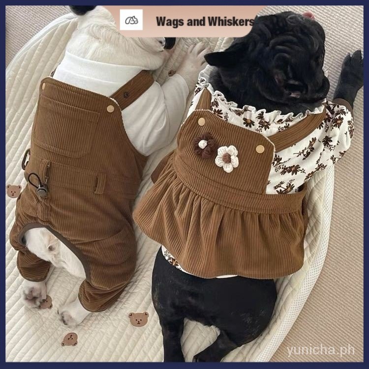 Bichon Clothes Dress Bully Jarre Aero Bull Dog Suspender Pants Couple ...