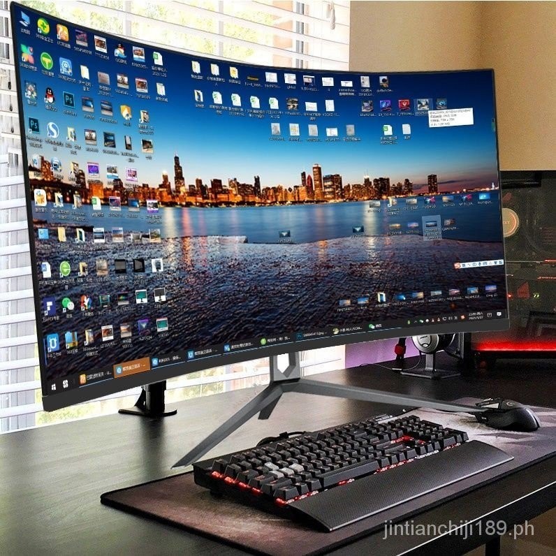 （in stock）32Inch LCD Computer HDHDMIMonitor Desktop Large Screen Curved ...