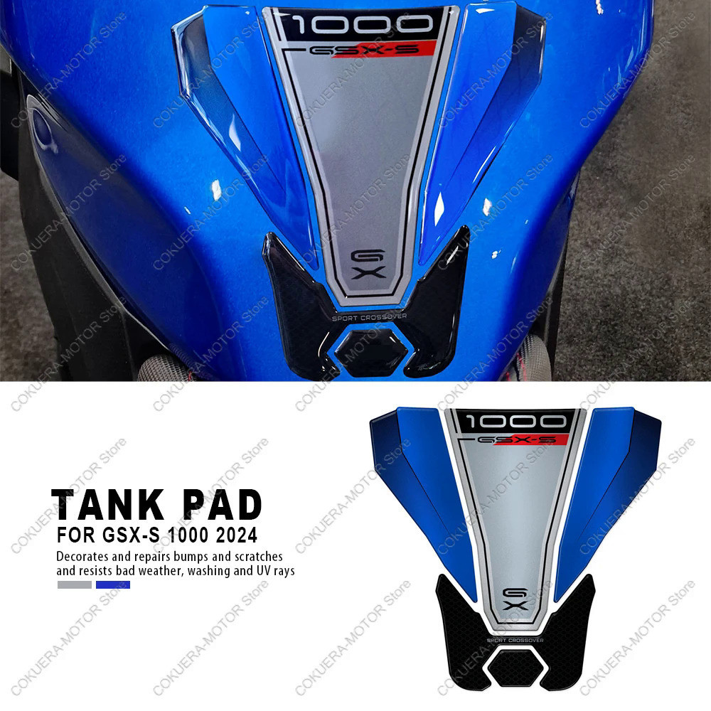 Tank Pad 3D Motorcycle Tank Stickers For GSX-S 1000 GX 2024 3D Gel ...