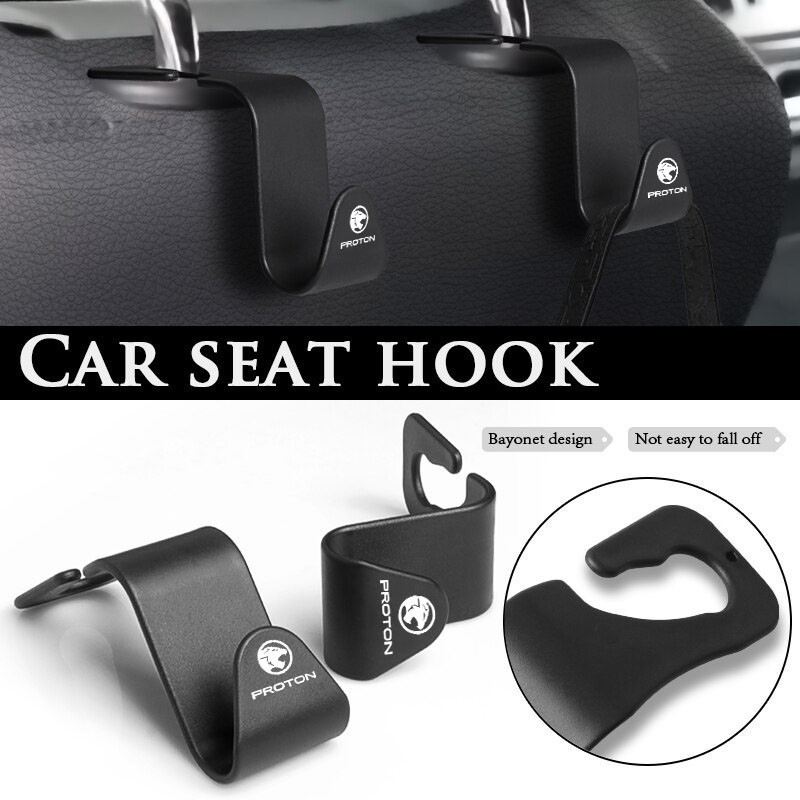 1/2PCs car seat back hooks accessories portable hanging bag rack for ...
