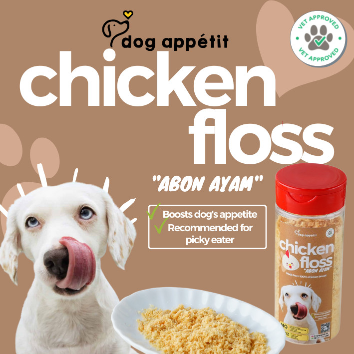 DOG APPETITE - Chicken Floss Shredded Chicken DOG Cat Appetite ...