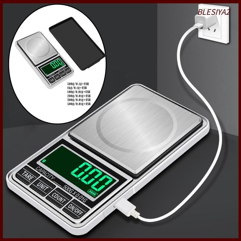 [Blesiya2] Digital Milligram Jewelry Scale Portable Mini LED Display ...