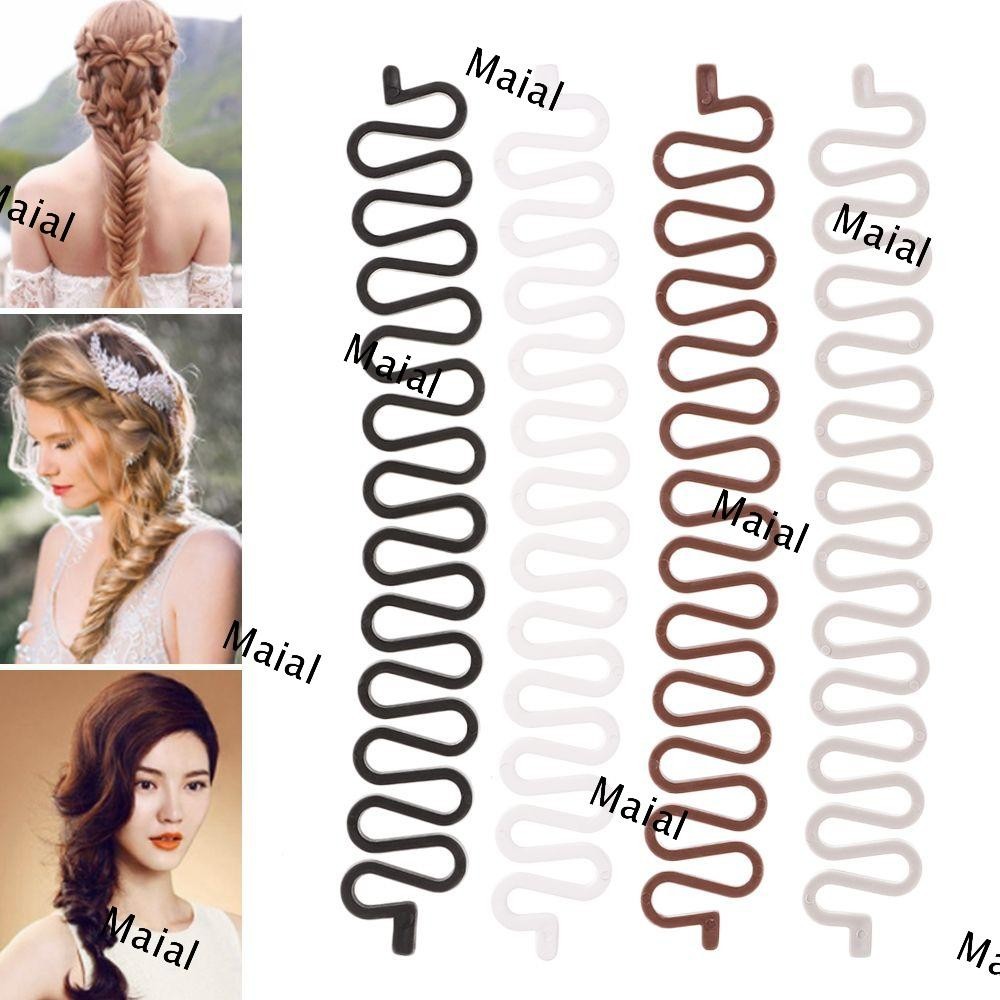MAIAL Magic Hair Braiding DIY Weave Braid Hair Braider Tool Accessories ...