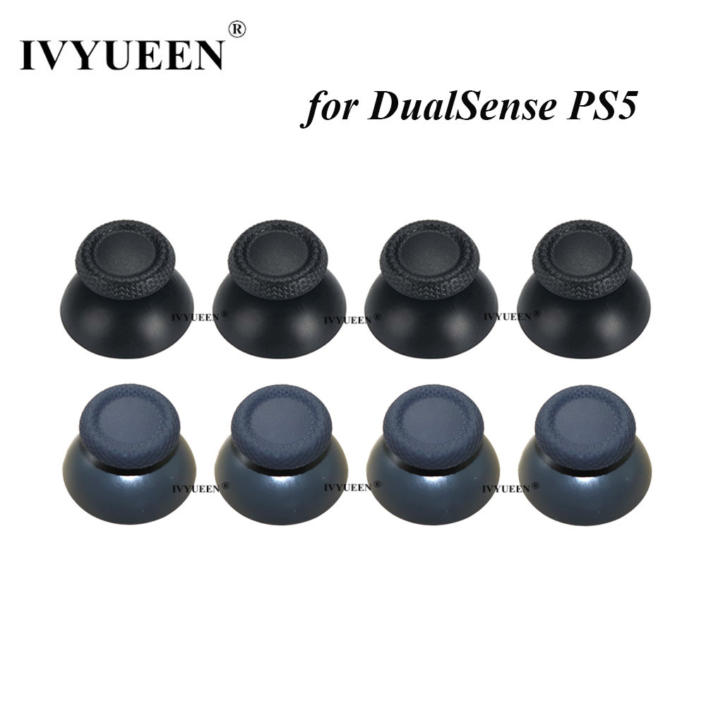 IVYUEEN 1-10 PCS Black Gray Thumbsticks Caps for PlayStation 5 PS5 ...