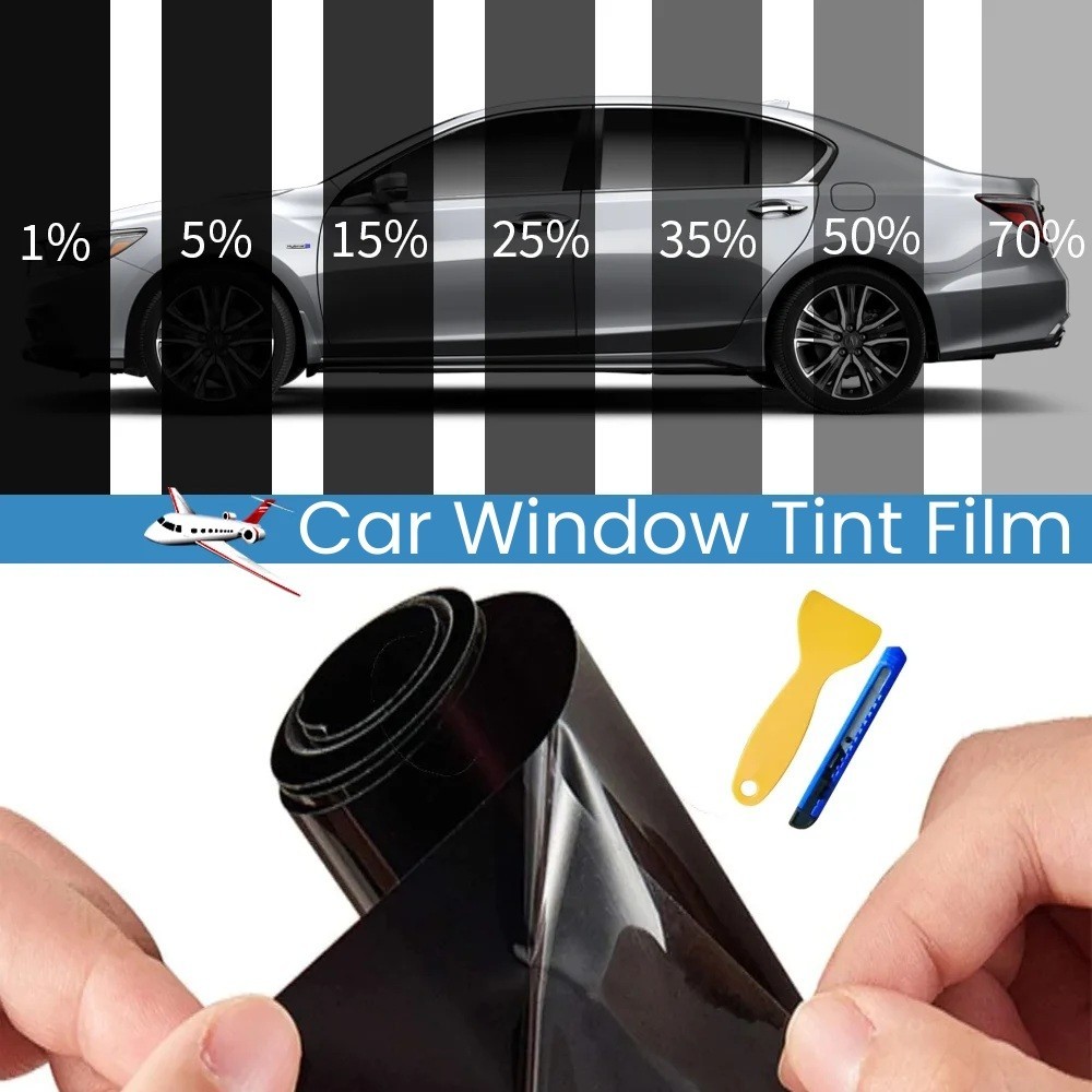 3Metersx50cm Car Window Privacy Tint Film Auto Vinyl Anti Look Glass ...