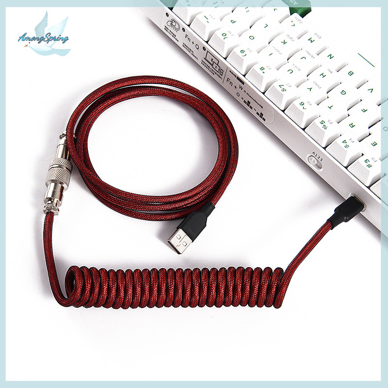 AmongSpring> Hand Made Paracord And PET Double Sleeved USB-A To USB-C ...