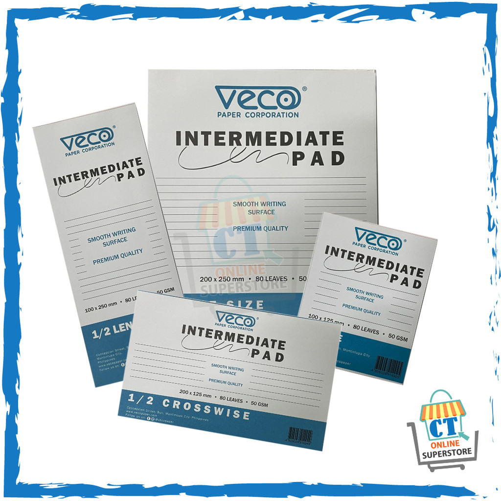 Veco Intermediate Paper Smooth Writing Surface | Shopee Philippines
