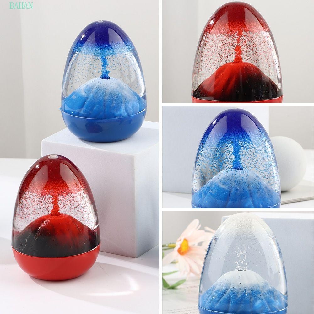 BAHAN Ornaments Dynamic Oil Drop Volcano Hourglass Oil Leak Hourglass ...