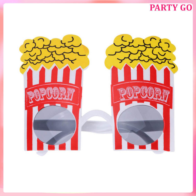 Wacky Glasses for Adults Eyewear Funny Prom Modeling Popcorn Hats ...