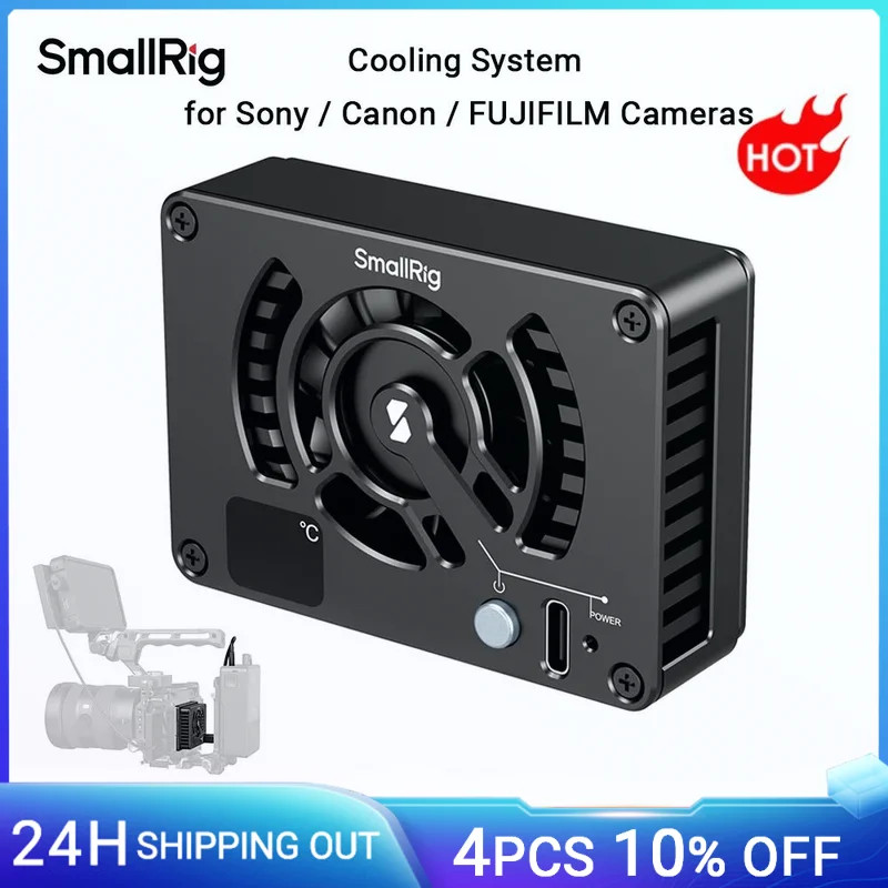 SmallRig Camera Cooling System for Sony ZV-E10 / A6700 /A7 IV /FX3 ...