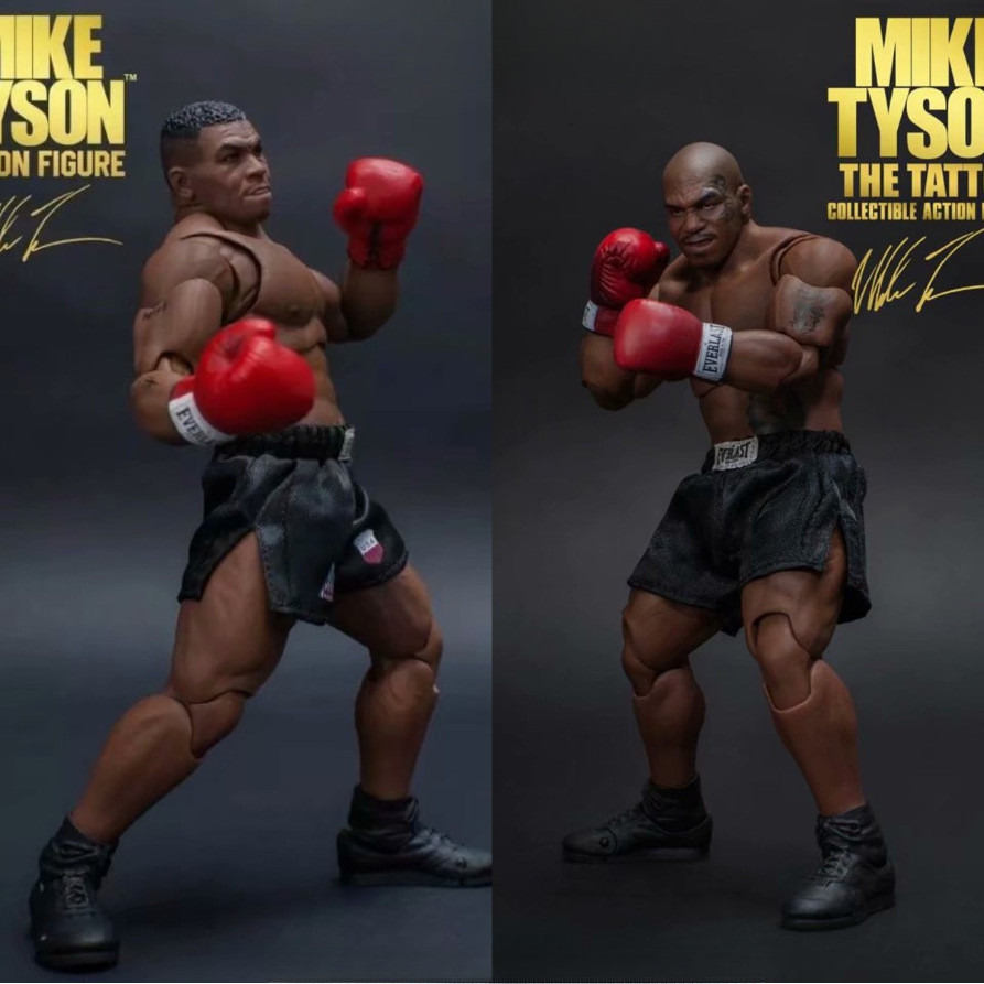 ST 1/12 Mike Tyson Boxing Boxer Champion Collectible Model 3 Head Face ...