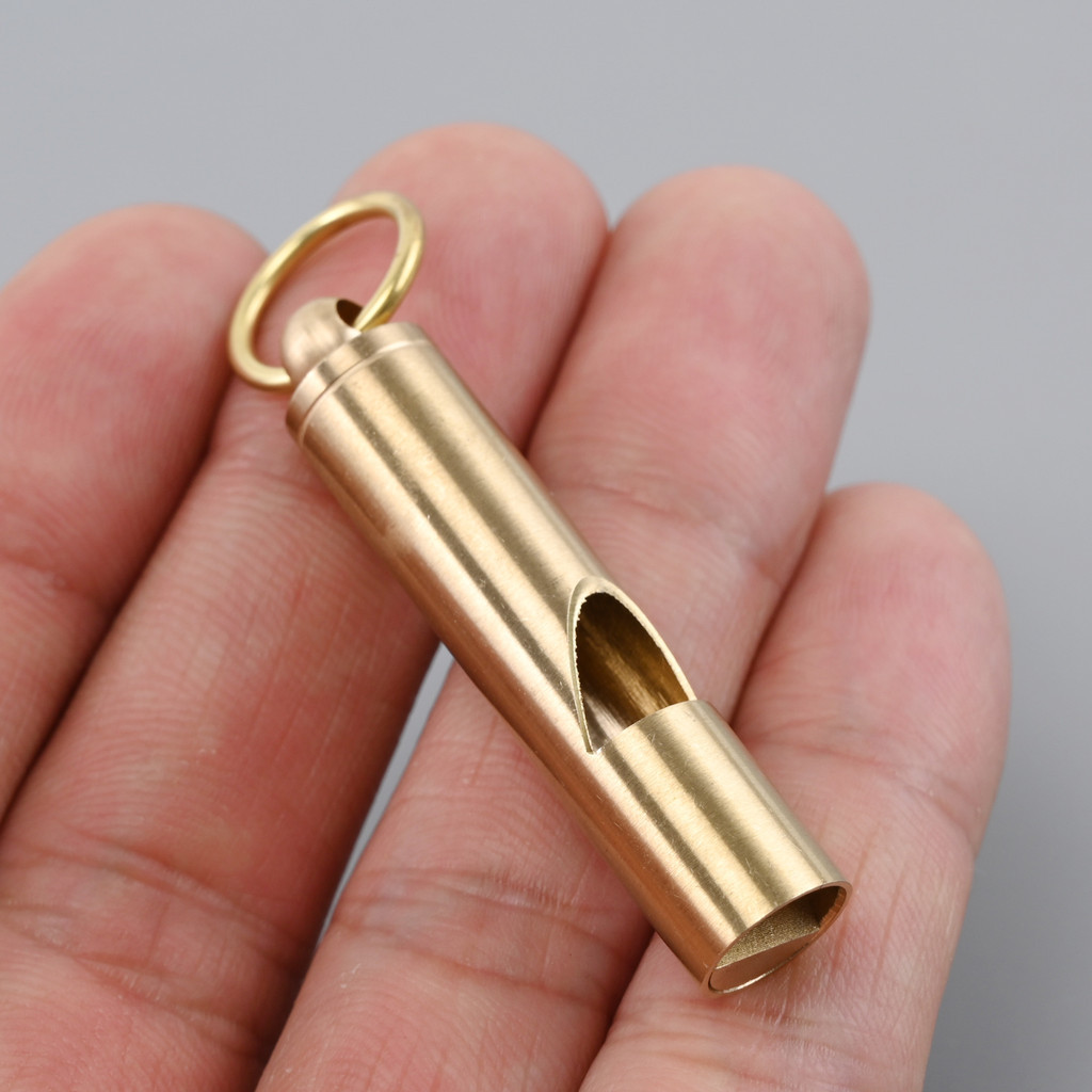 Loudest Brass Whistle Best Premium Emergency Whistle 1 Piece Outdoor ...