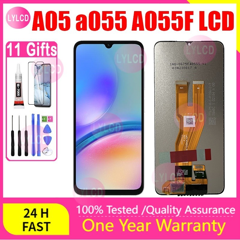 Original For Samsung Galaxy A05 a055 A055F, SM-A055F/DS LCD Display ...