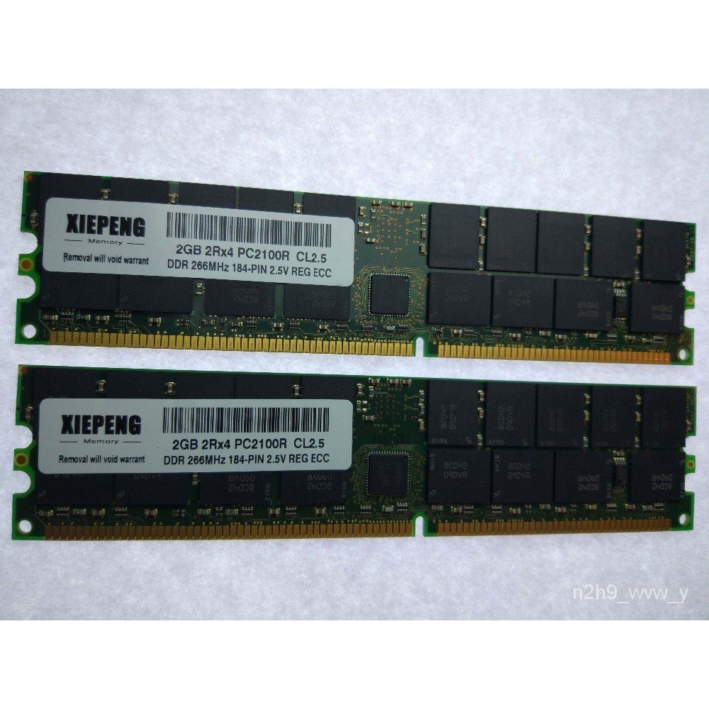RQ+RAM 2GB DDR 333MHz PC-2700 REG 4G DDR 266 PC2100 184p ECC Registered Memory for Sun Fire V20z ...