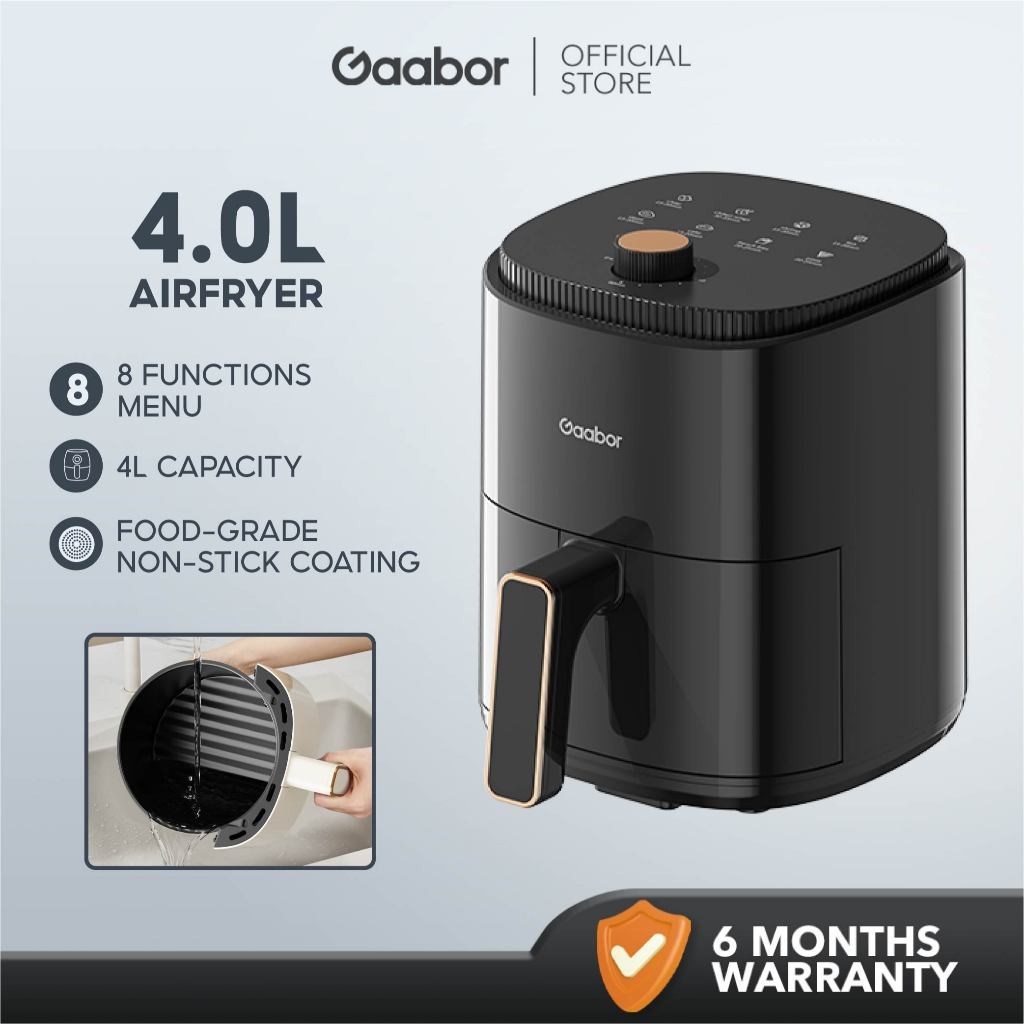 Gaabor Air Fryer Updated Multi Functional Oil-Free Healthy Cooking Non ...