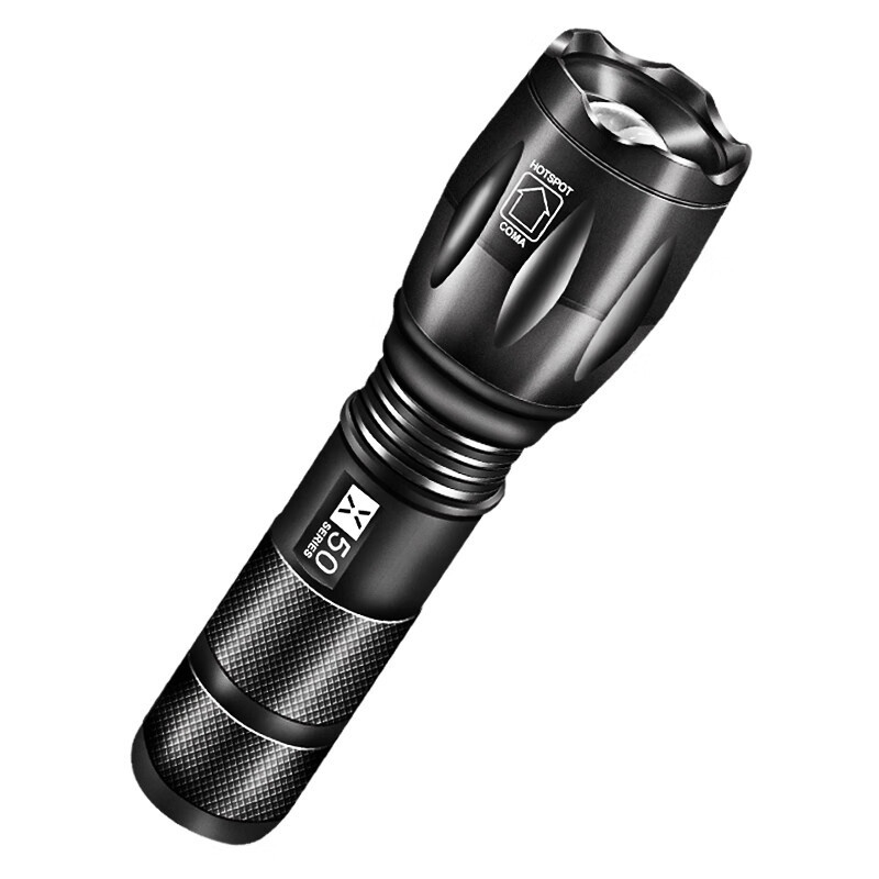 X50 flashlight strong light rechargeable outdoor emergency super bright ...