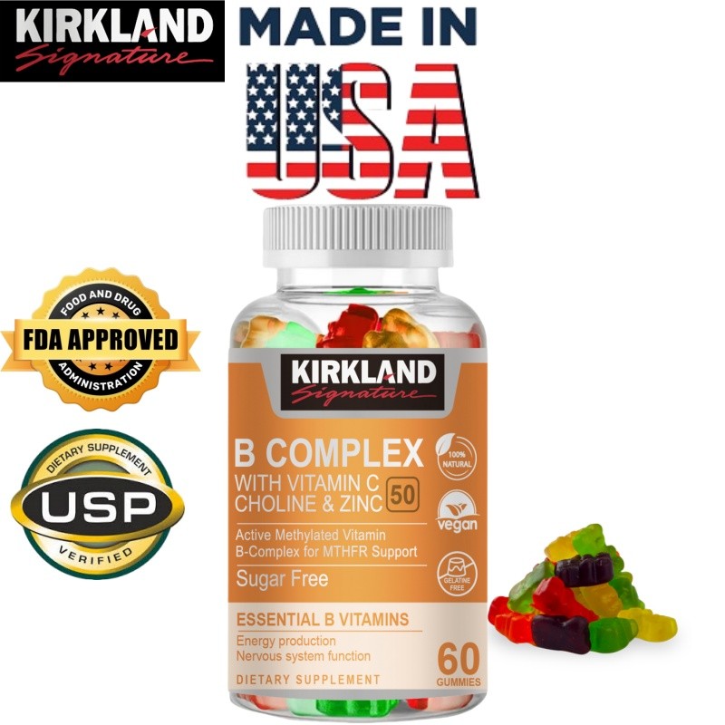KIRKLAND Vitamin B Complex Promotes healthy neurological function and ...