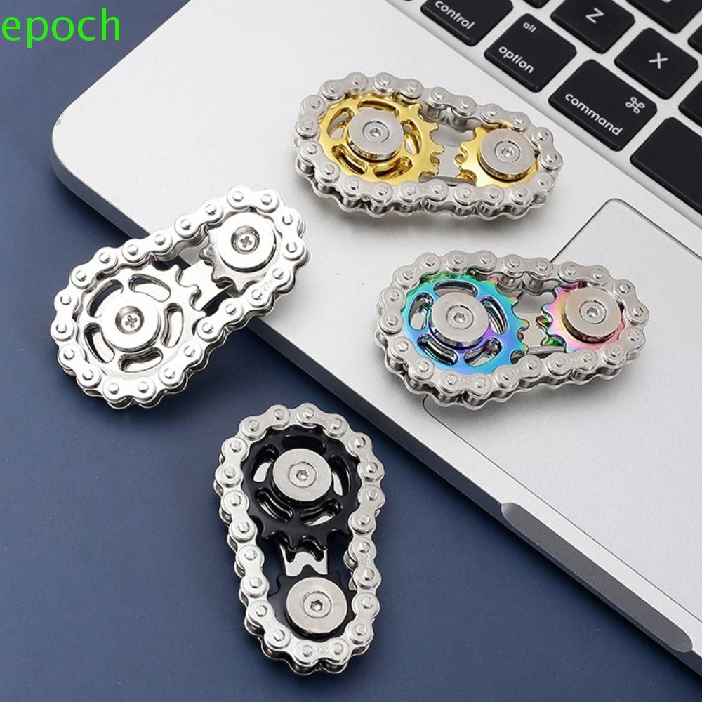 EPOCH Fidget Spinner, Chains Gear Gyroscope Hand Spinner Chain Gear ...