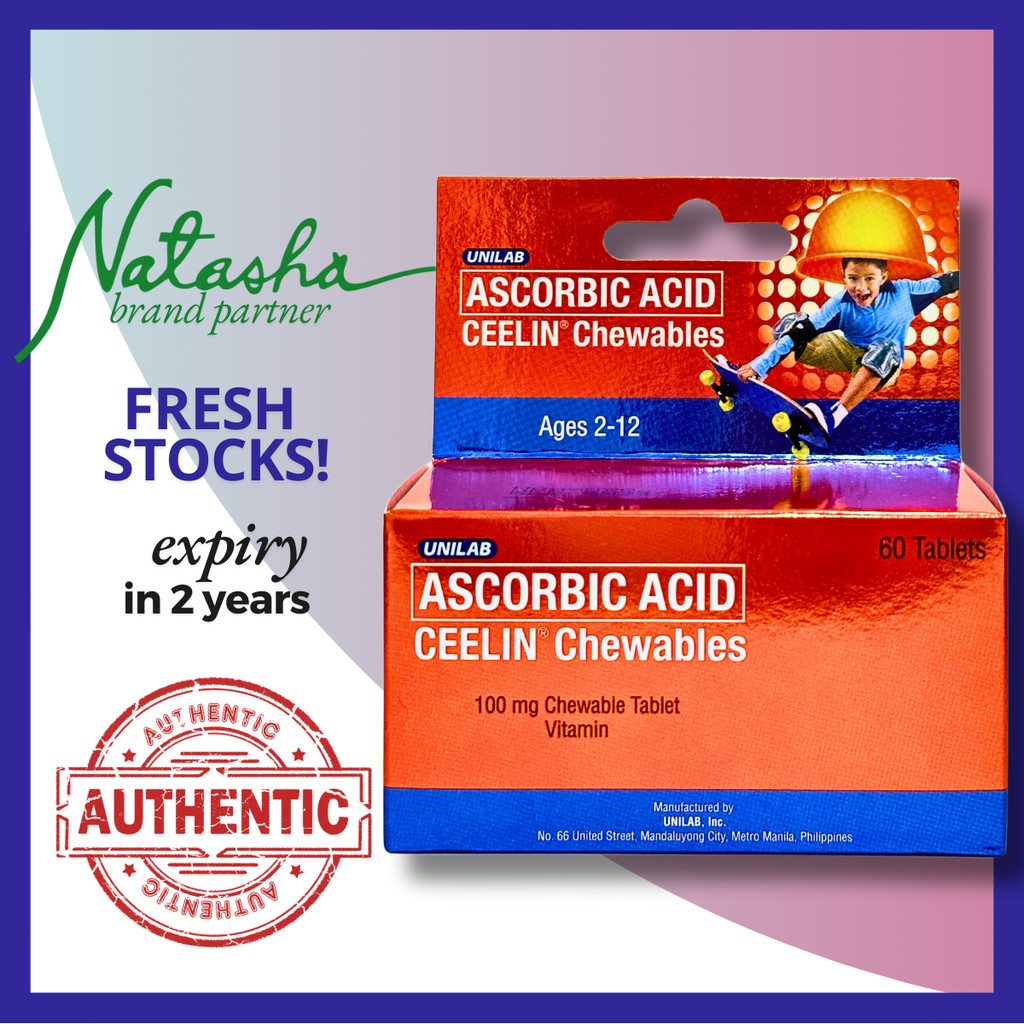 Ceelin Chewables Ascorbic Acid Tabs 60 60tabs by Natasha co-brands ...