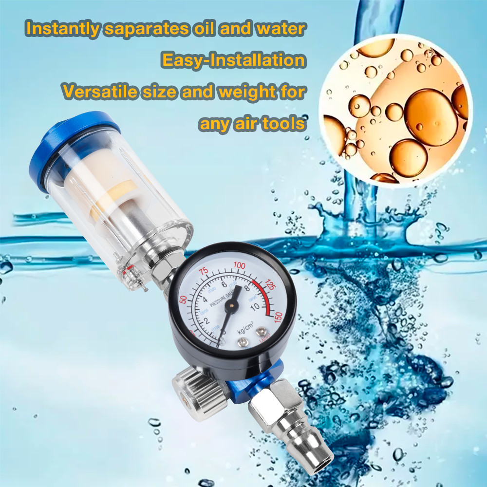 Oil Water Separator Filter Separator Spray Gun Air Regulator Pressure ...