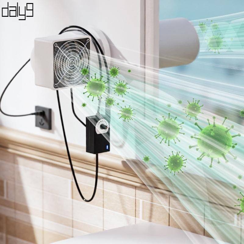 dal Energy Efficient Low Noise 12V Duct Fan With Power Cord Suitable ...
