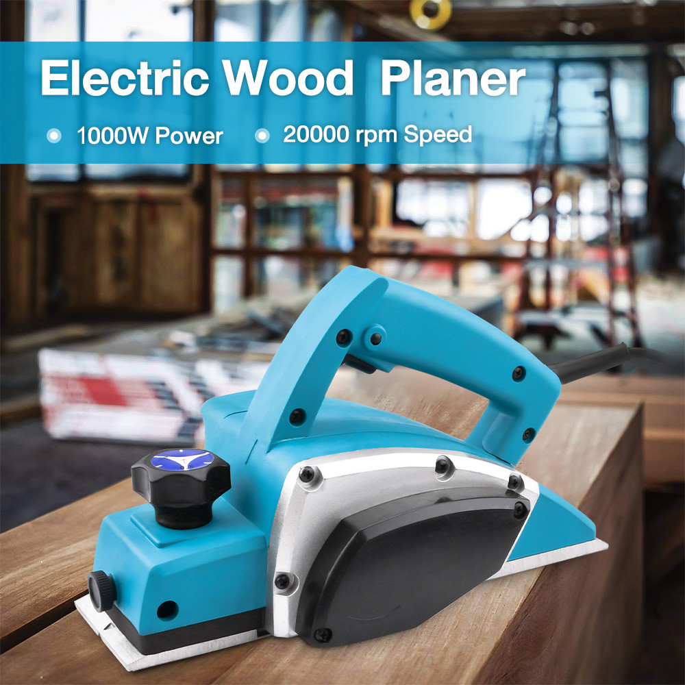 Planer For Wood 1400W Electric Wood Planer Adjustable Depth Electric ...