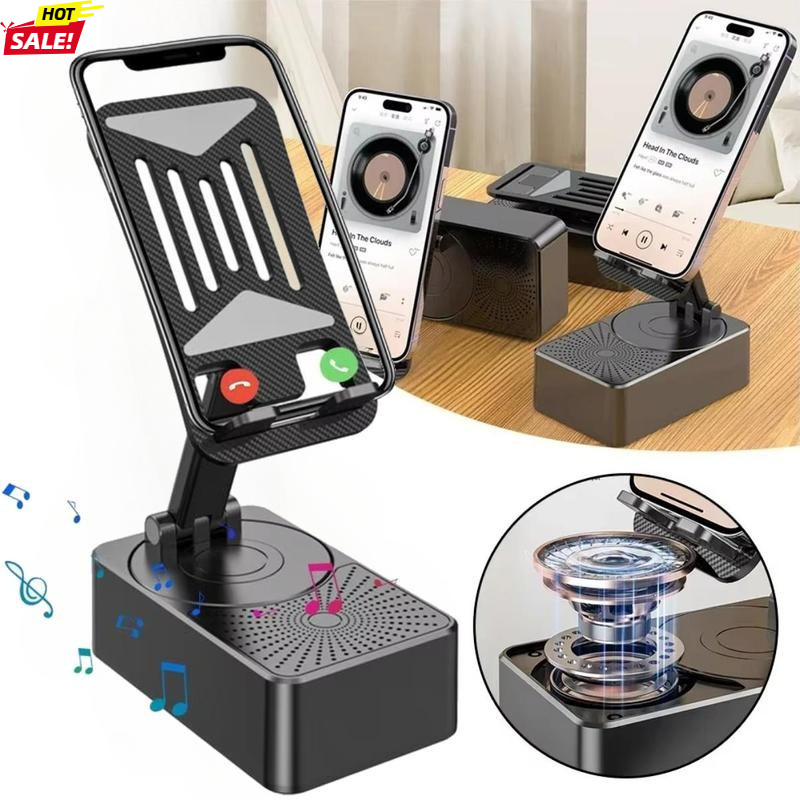 BlueTooth Speaker With Phone Stand 3 in 1 Mobile Phone Holder 360 ...