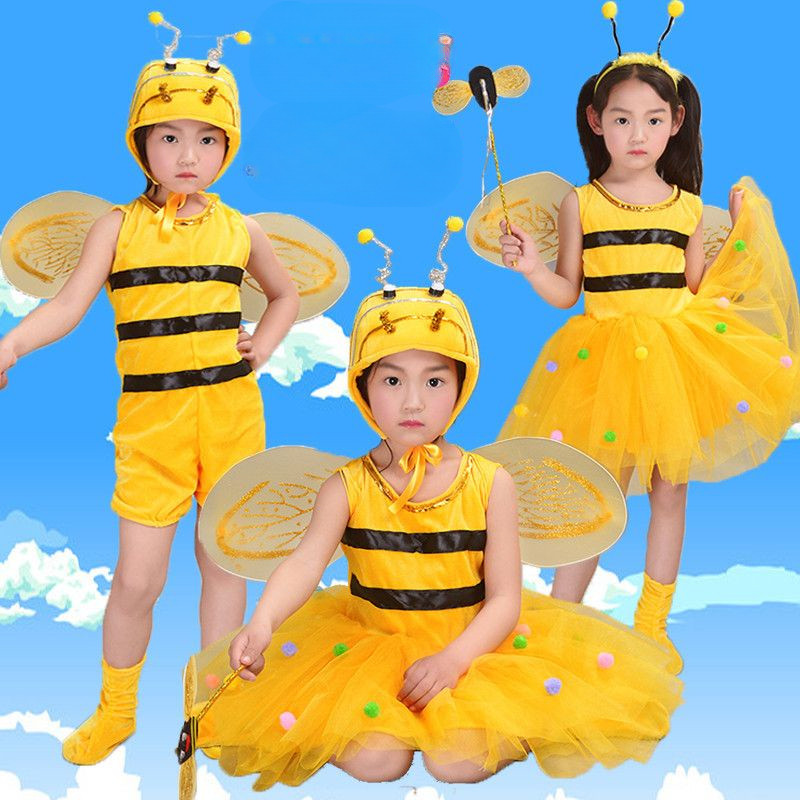 Ready Stock Children's Little Bee Dance Performance Costume Dress For ...