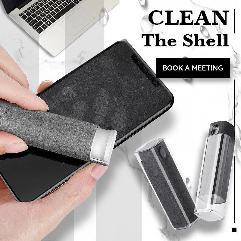 2 IN 1 Phone Screen Cleaner Sprayer Screen Cleaning Screen Disinfection ...