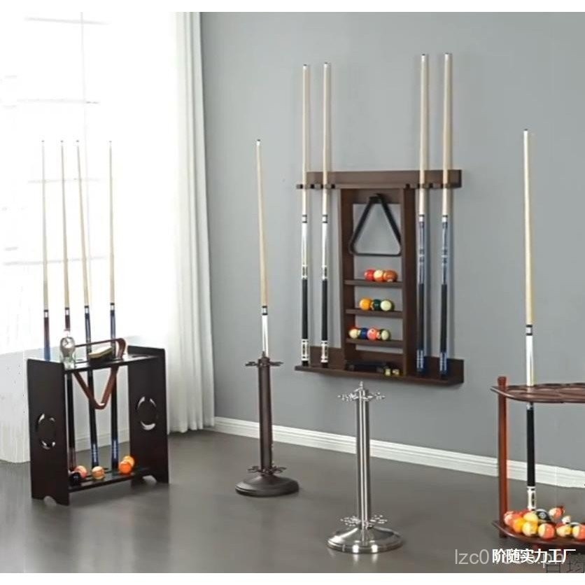 Cue Rack Ball Room Multi-Hole Pool Cue Rack Storage Cue Rack Solid Wood ...