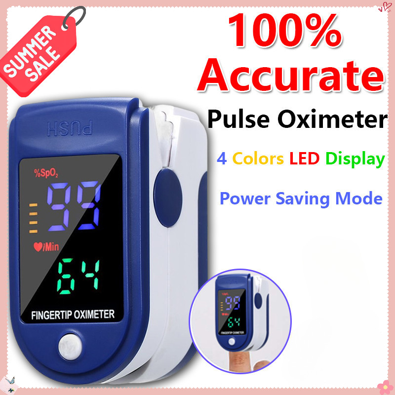 COD Blood Oxygen Heart Rate Monitor Portable Fingertip Pulse Oximeter ...