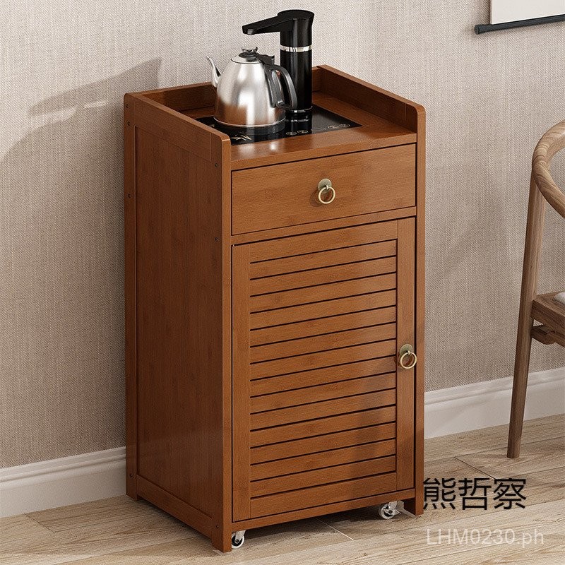 Home Tea Table Modern Kettle Mobile Home Tea Cabinet Integrated ...