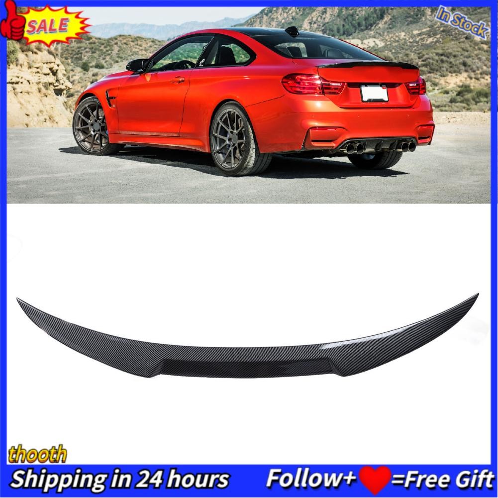 Thooth Enhanced Aerodynamics M4 Style Carbon Fiber Look Trunk Lid ...