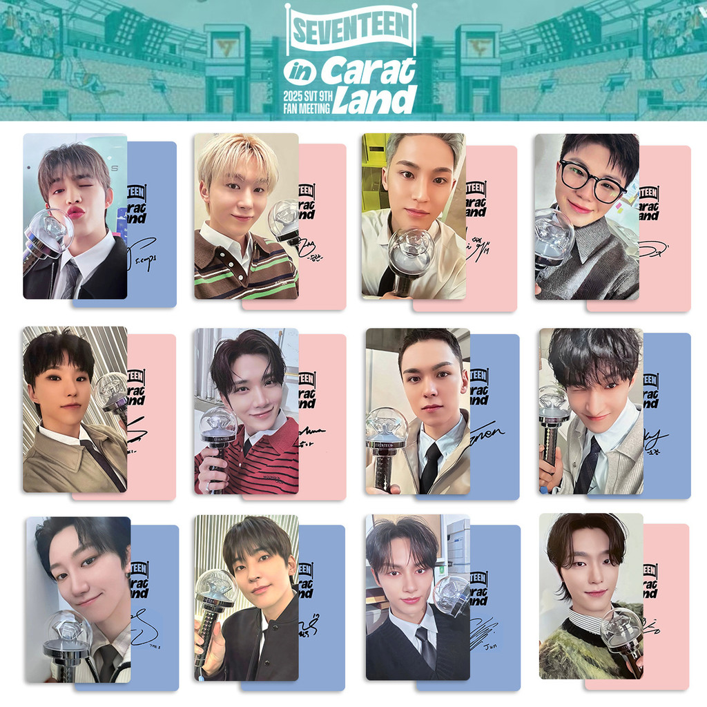 Kpop Idol SEVENTEEN 2025 Carat Land Photocards | Shopee Philippines