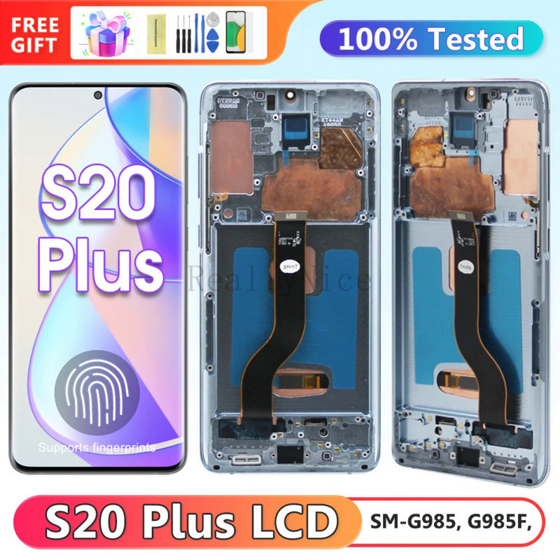 AMOLED S20 Plus Screen for Samsung Galaxy S20+ G985 G985F G985F/DS Lcd ...