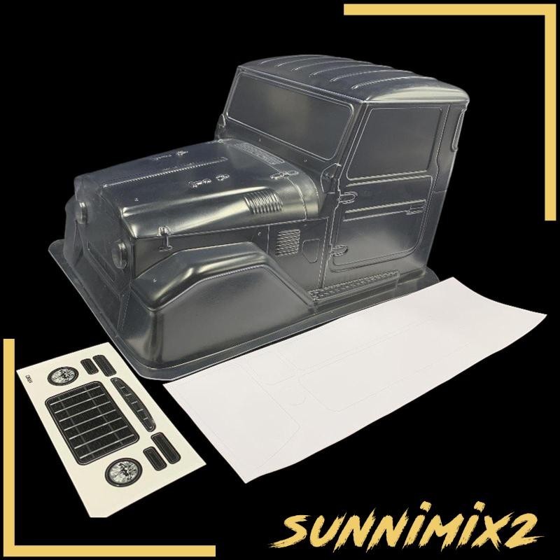 [Sunnimix2] 1/10 RC Crawler Body Clear 313mm Wheelbase DIY Unpainted ...