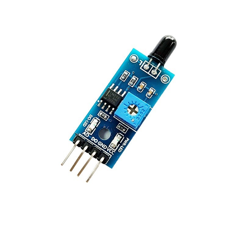 4 Pin Flame Sensor Module Fire Source Detection Module Infrared