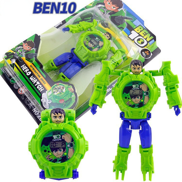 Kids Watch BEN 10 Watch Omnitrix Toys hero For Kid 3D Projector Watches ...