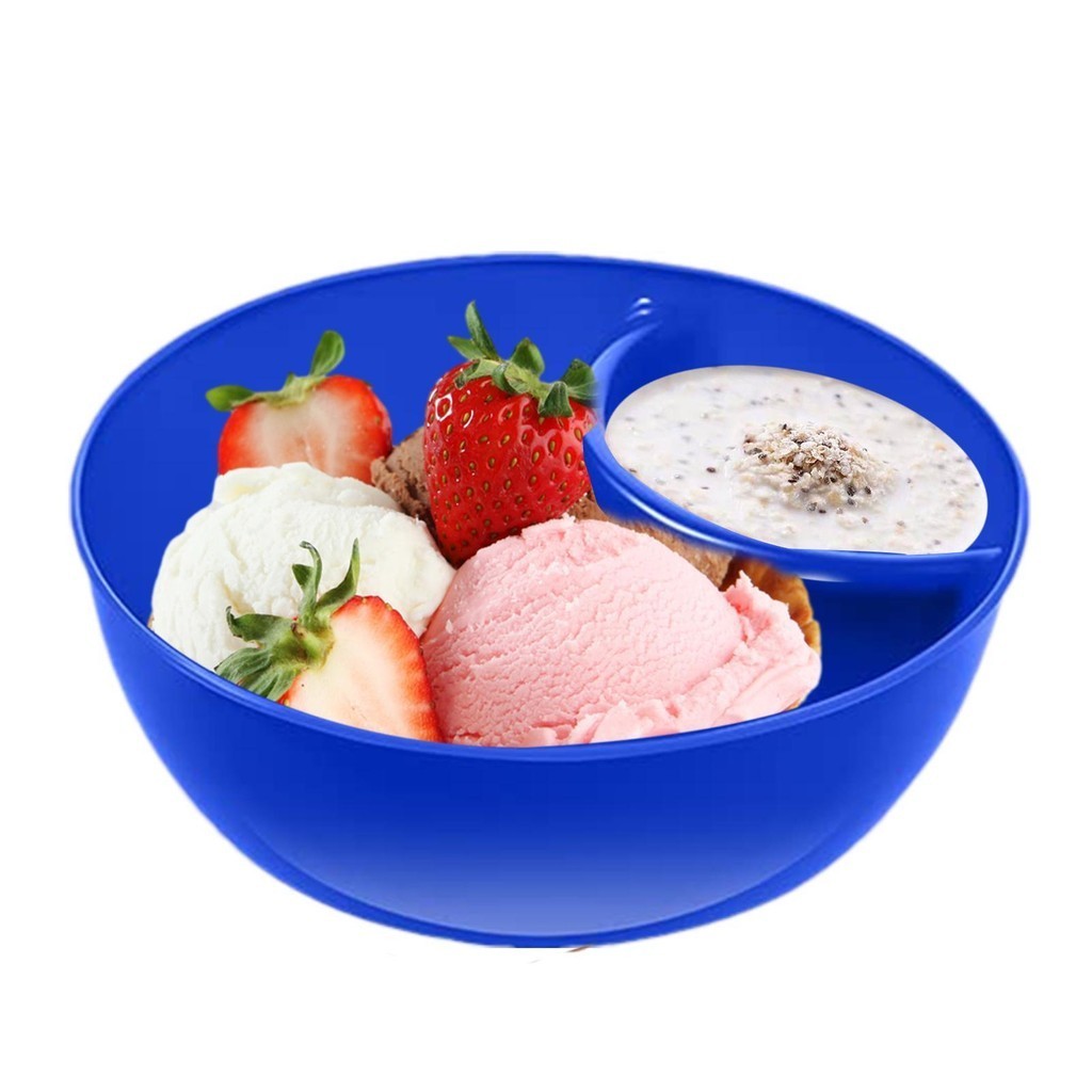 Chip and Dip Serving Tray Cereal Serving Snack Bowl Serving Cracker ...