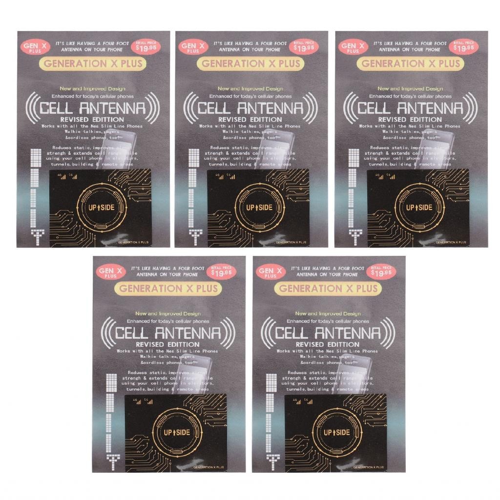 Bamaxis Phone Signal Stickers Lightweight Black Gold Effective Cell ...